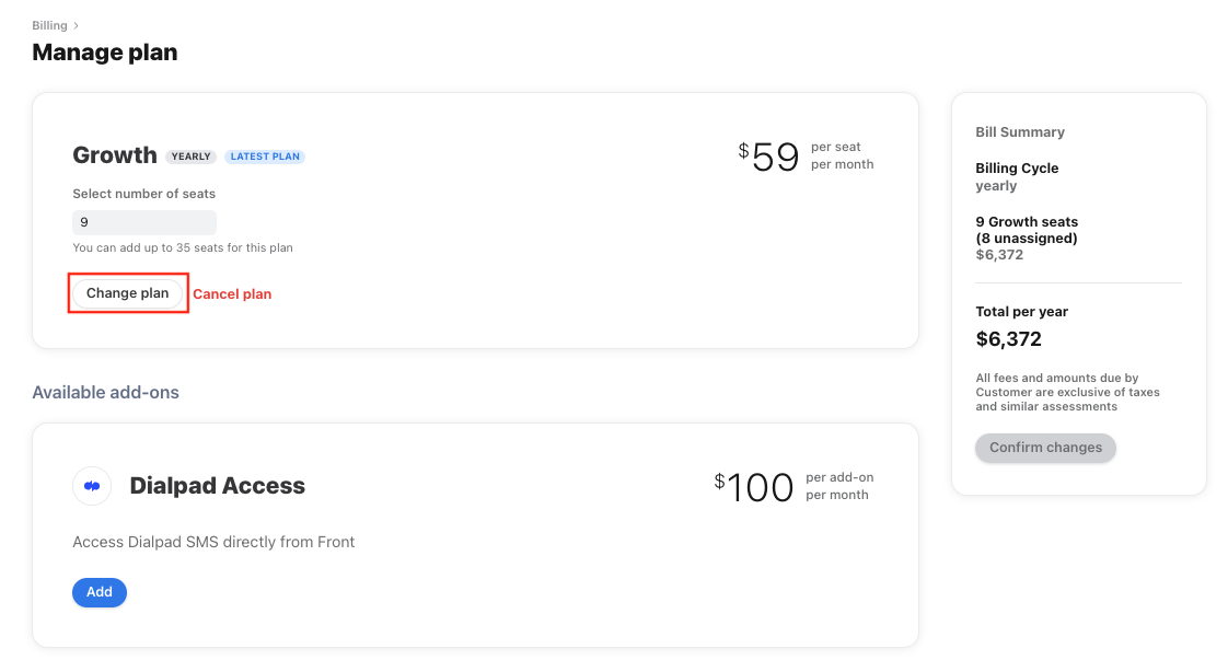 Manage your billing and invoices