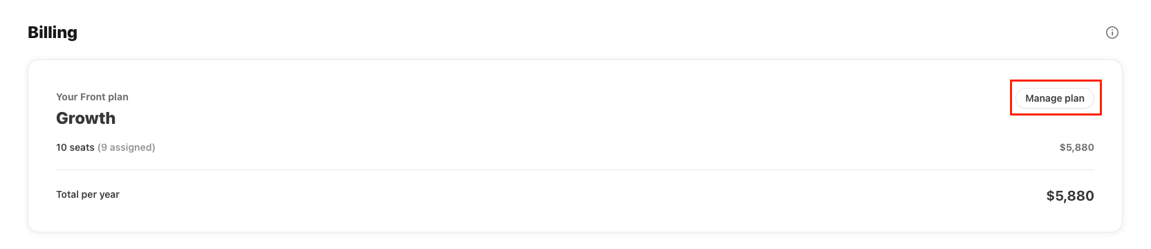 Manage your billing and invoices