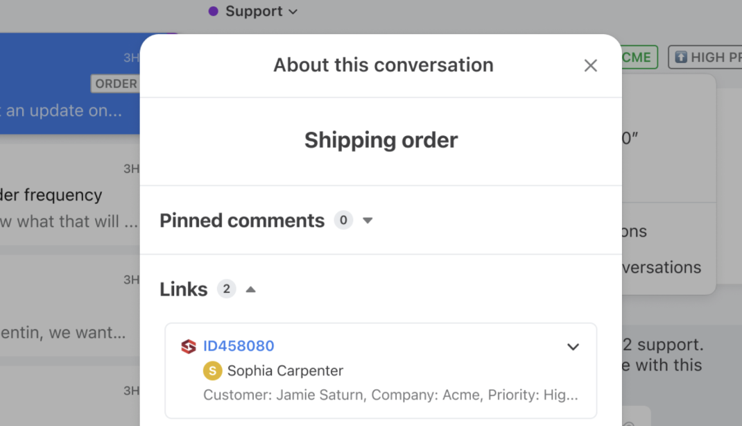 How to create context links