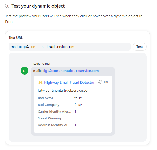Set up a Highway integration using connectors
