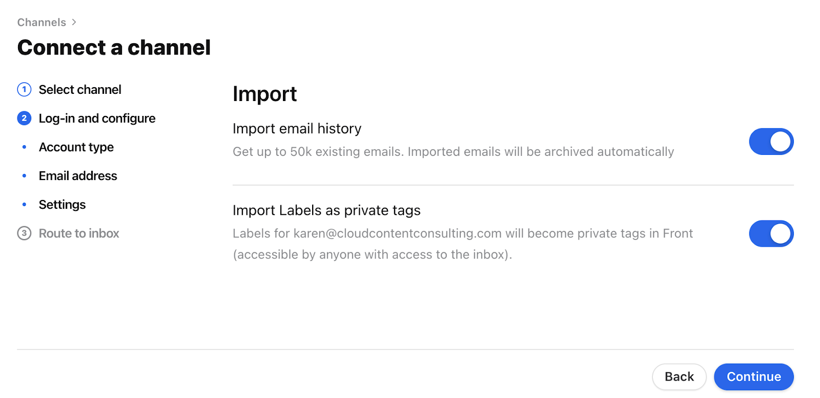How to add a Gmail account