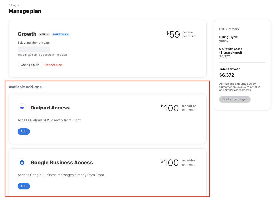 Manage your billing and invoices