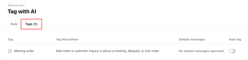 [Customer Beta] AI Tagging
