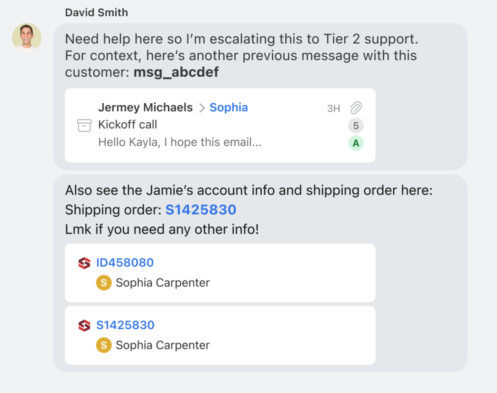 How to create context links