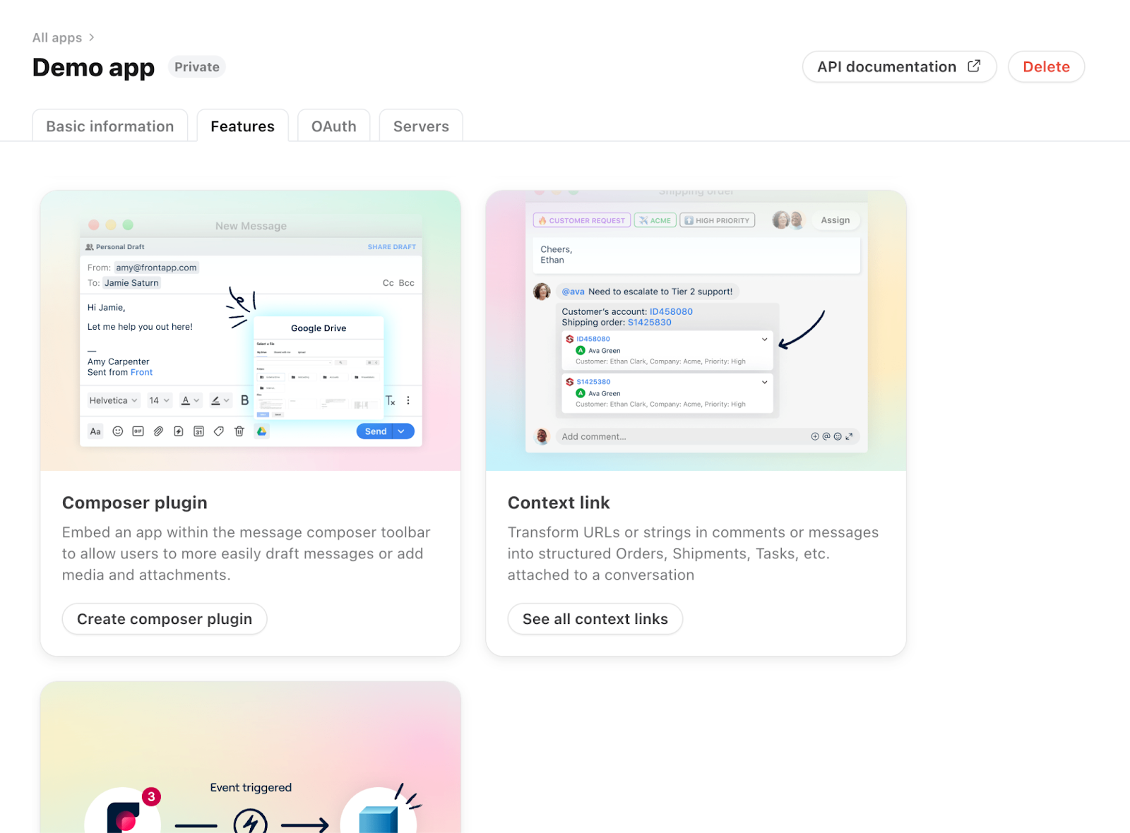 How to create context links