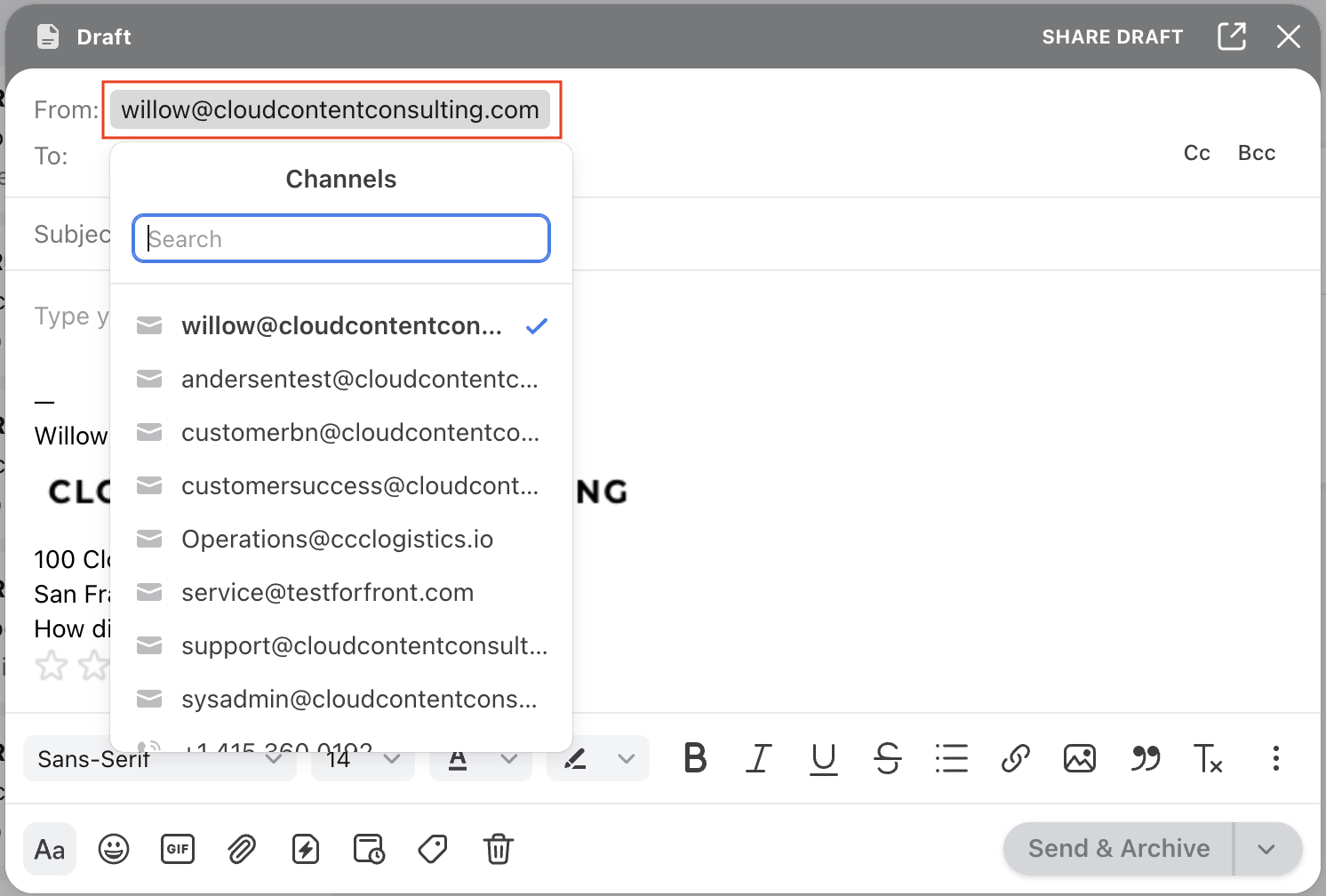 How to compose, send, and customize messages