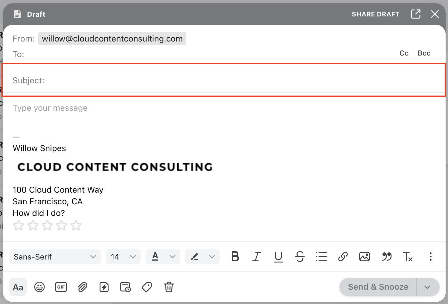 How to compose, send, and customize messages