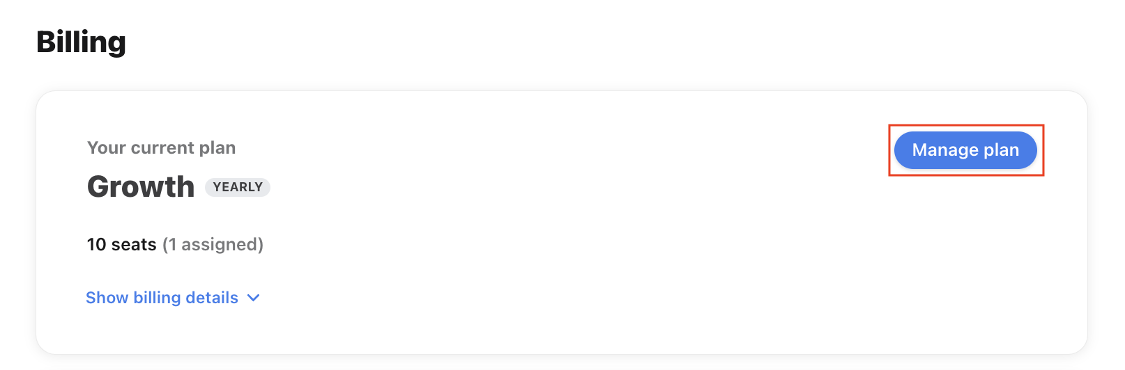 Manage your billing and invoices