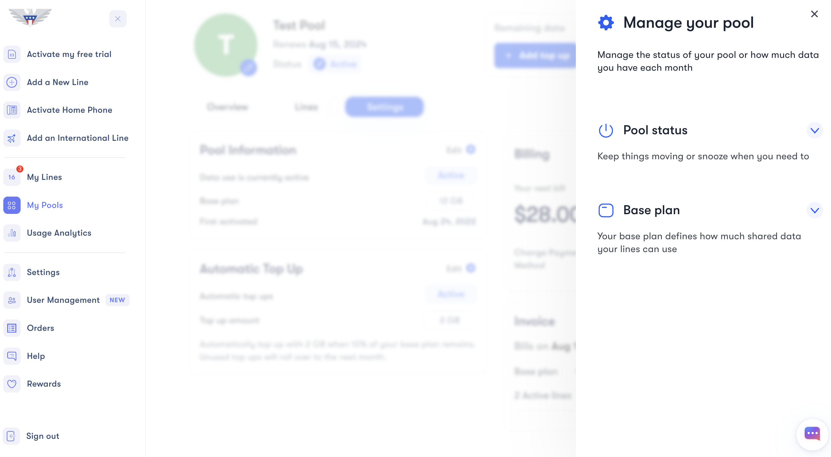 How to manage a Shareable Data Plan
